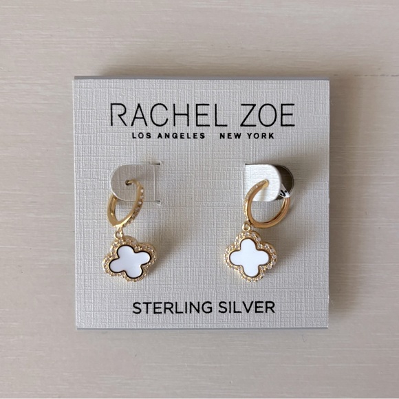 Rachel Zoe | Jewelry | Nwt Rachel Zoe Sterling Silver 4k Gold Plated ...